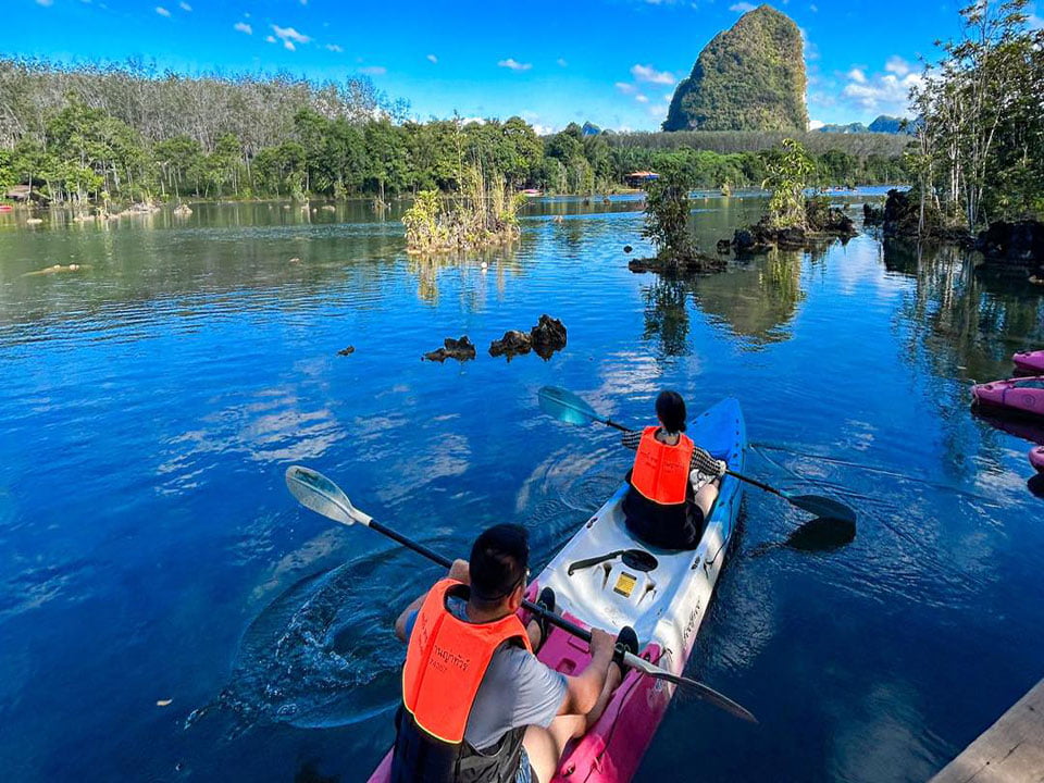 กระบี่ พายเรือคายัค คลองน้ำใส คลองหรูด ครึ่งวันเช้า - ภูเก็ต ดรีม ทัวร์